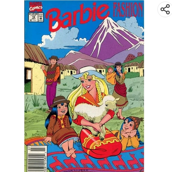 Barbie | Other | Vintage Barbie Doll Fashion Magazine Marvel Comic Book ...